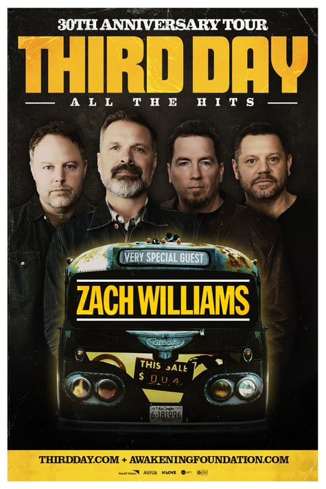 Third Day Announces 30th Anniversary Tour for 2026