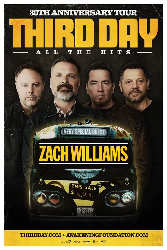 Third Day Announces 30th Anniversary Tour for 2026