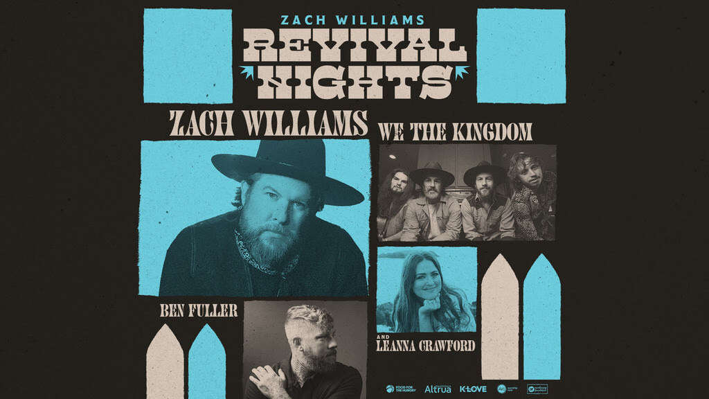 Dates Announced for Zach Williams' Revival Nights Fall 2025 Tour